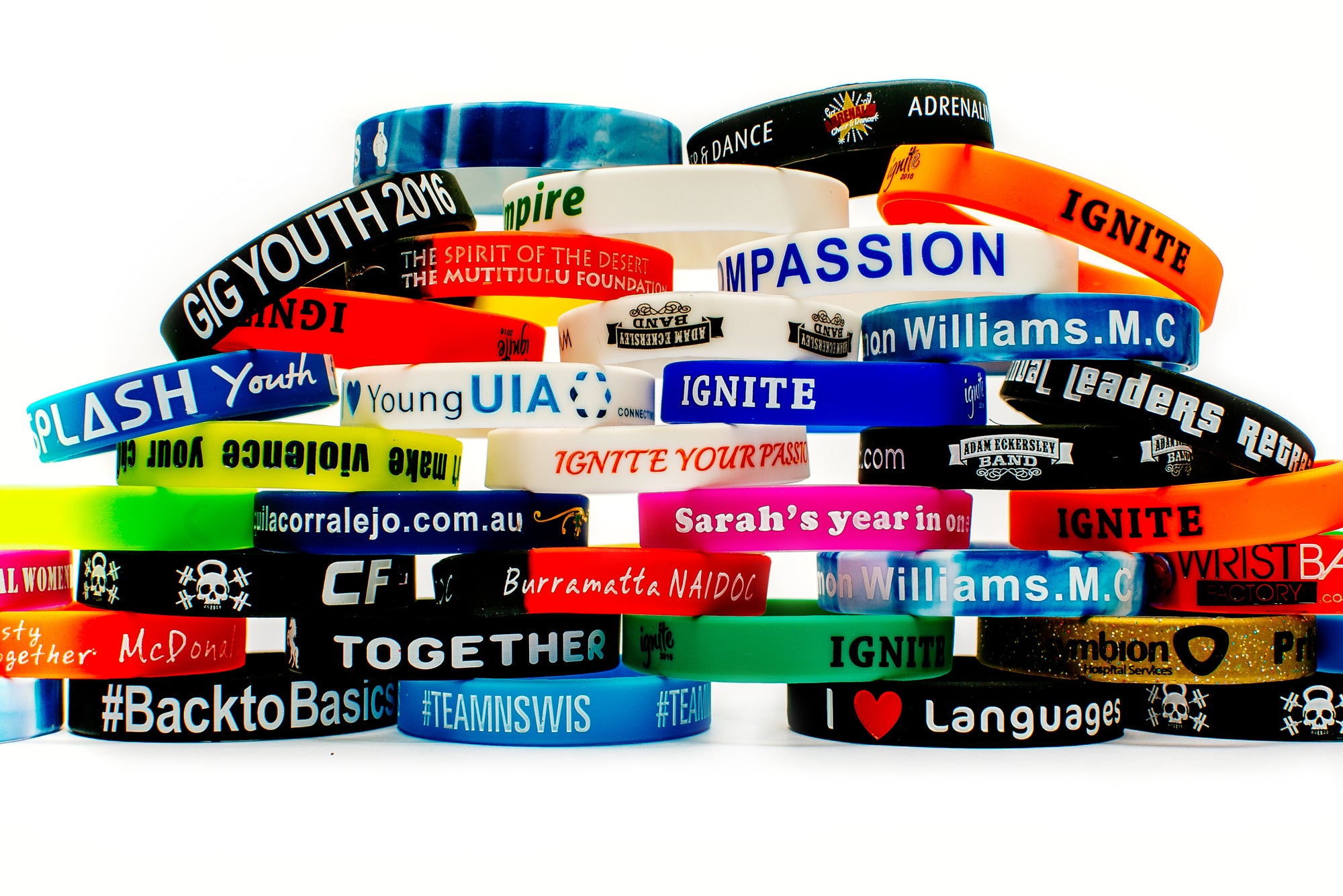 Custom Silicone Plastic Wristbands | Wristband Factory